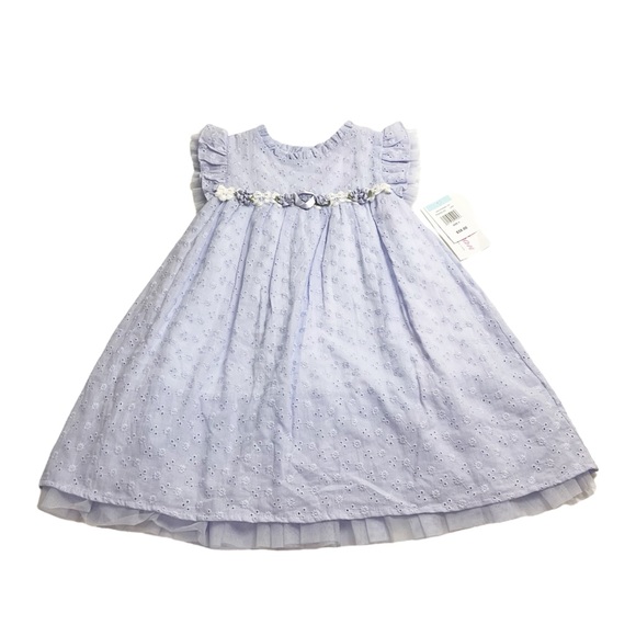 Bonnie Jean | Dresses | New Bonnie Jean Lavender Eyelet Dress | Poshmark